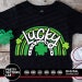 Lucky Svg Shamrock Svg St. Patrick's Day Cut Files - Etsy