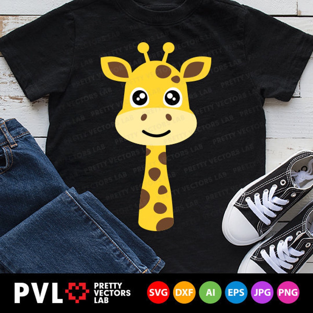 Giraffe Svg, Giraffe Face Svg, Cute Giraffe Cut Files, Kids Svg ...
