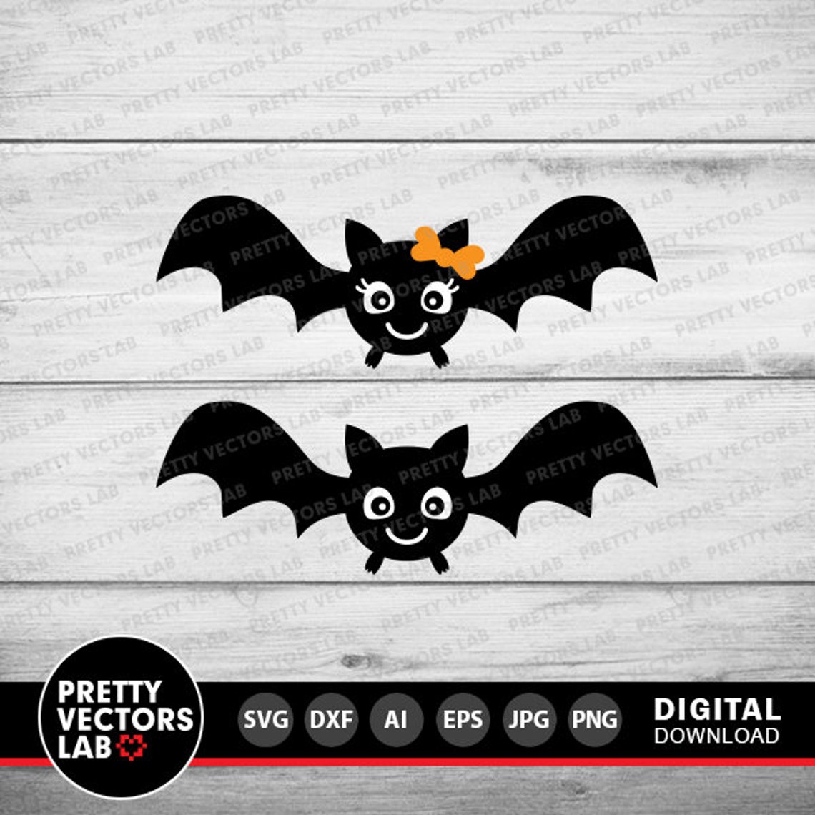 Halloween Svg Bats Svg Boy Girl Bats Svg Bat With Bow Svg - Etsy