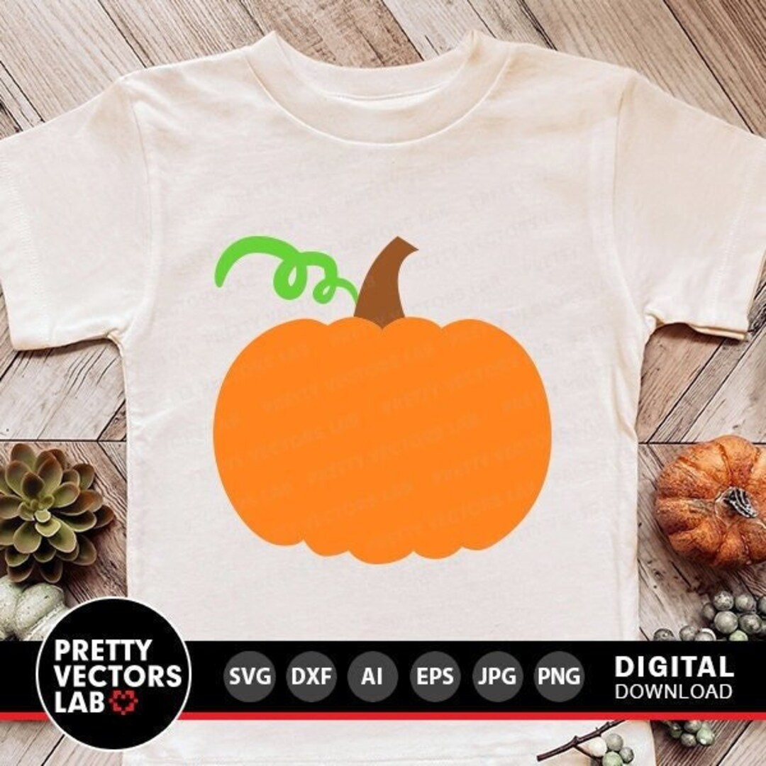 Cute Pumpkin Svg, Thanksgiving Svg, Halloween Cut File, Pumpkin Svg Dxf ...