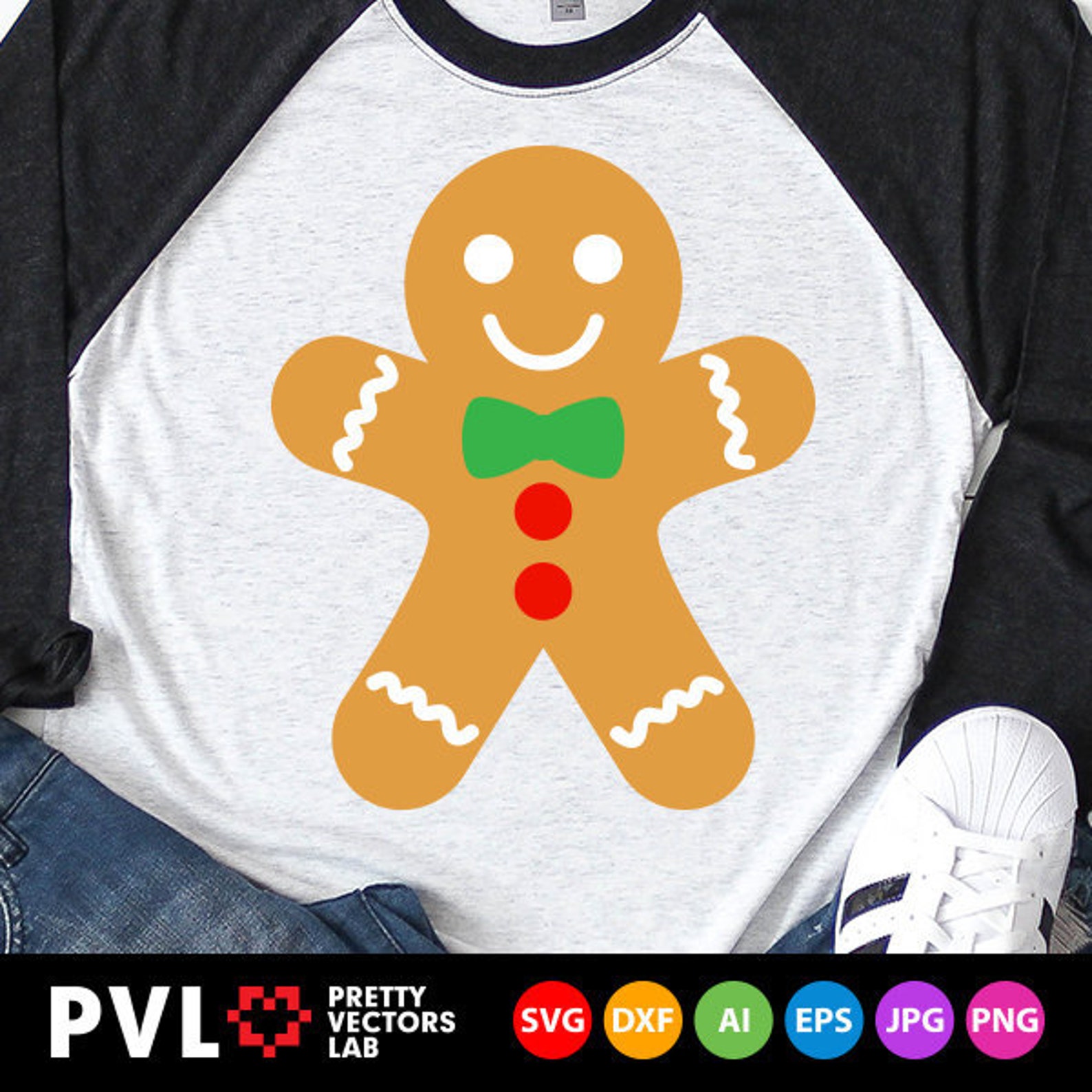 Christmas Svg Gingerbread Man Svg Gingerbread Svg Dxf Eps | Etsy