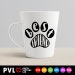 Best Friend Svg, Dog Paw Svg, Love Dogs Svg, Cat Paw Clipart, Dog Mom ...