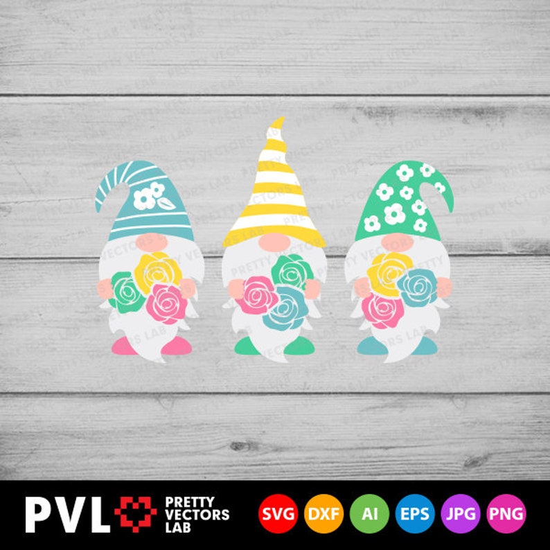 Spring Gnomes Svg Easter Gnomes Svg Spring Cut Files Gnome - Etsy