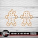 Gingerbread Cookies Svg, Christmas Svg, Gingerbread Couple Svg Dxf Eps ...