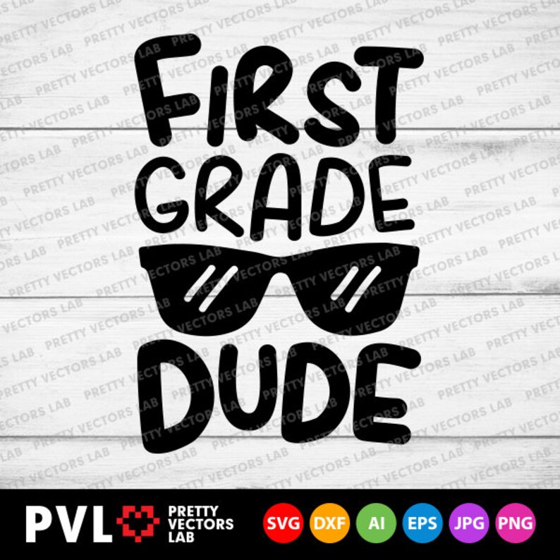 First Grade Dude Svg Back to School Svg 1st Grade Svg - Etsy