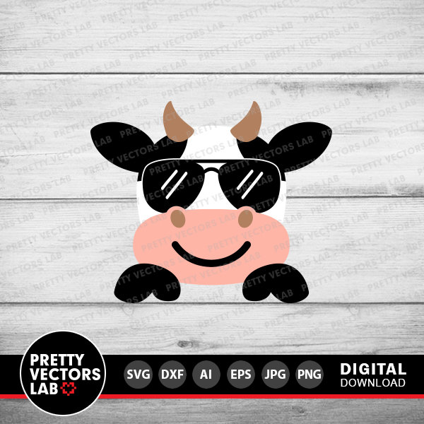 Cow Svg Cow Face Cut File Kids Svg Farm Animal Svg Dxf - Etsy Canada