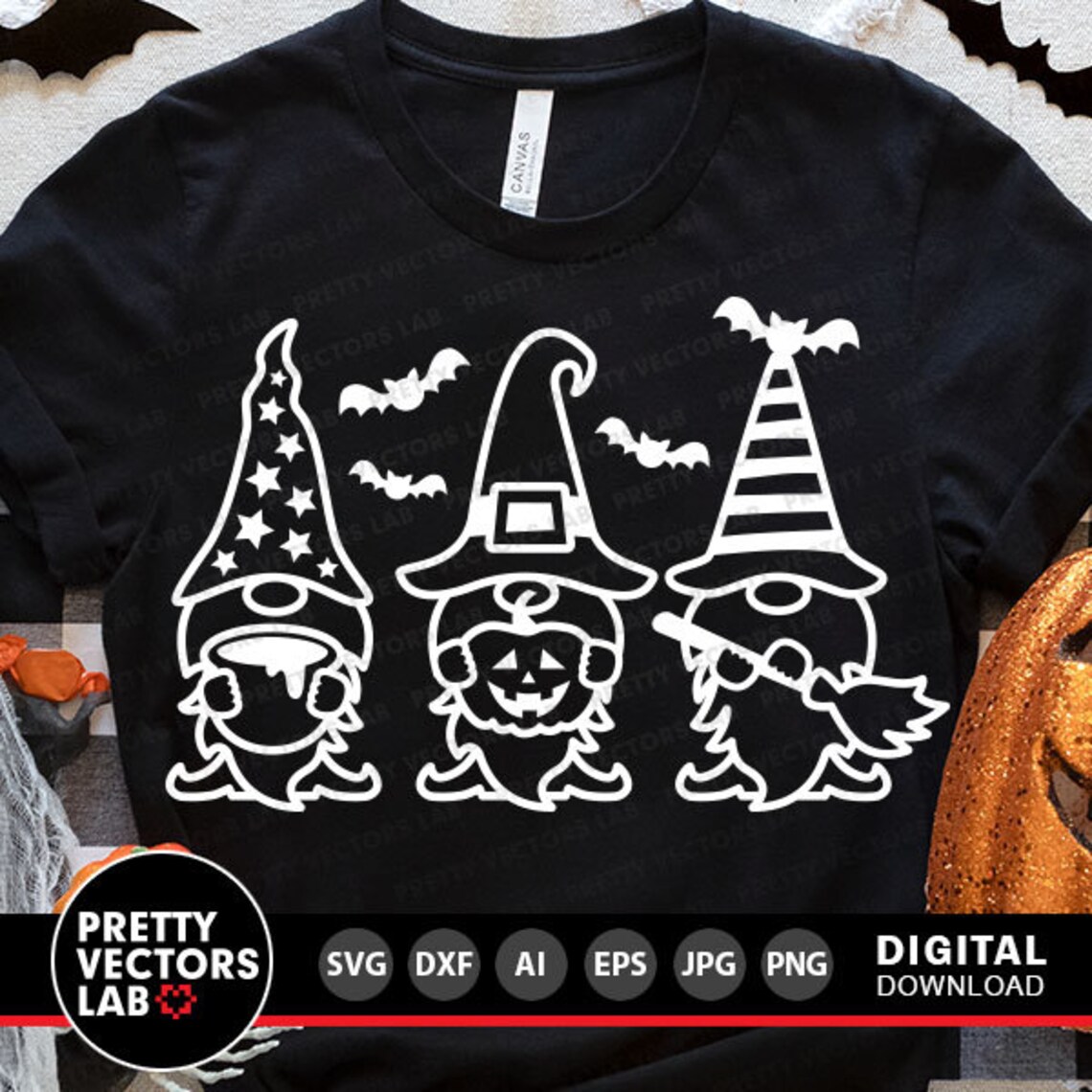 Halloween Gnomes Svg, Halloween Svg, Fall Cut Files, Autumn Gnomes Svg ...