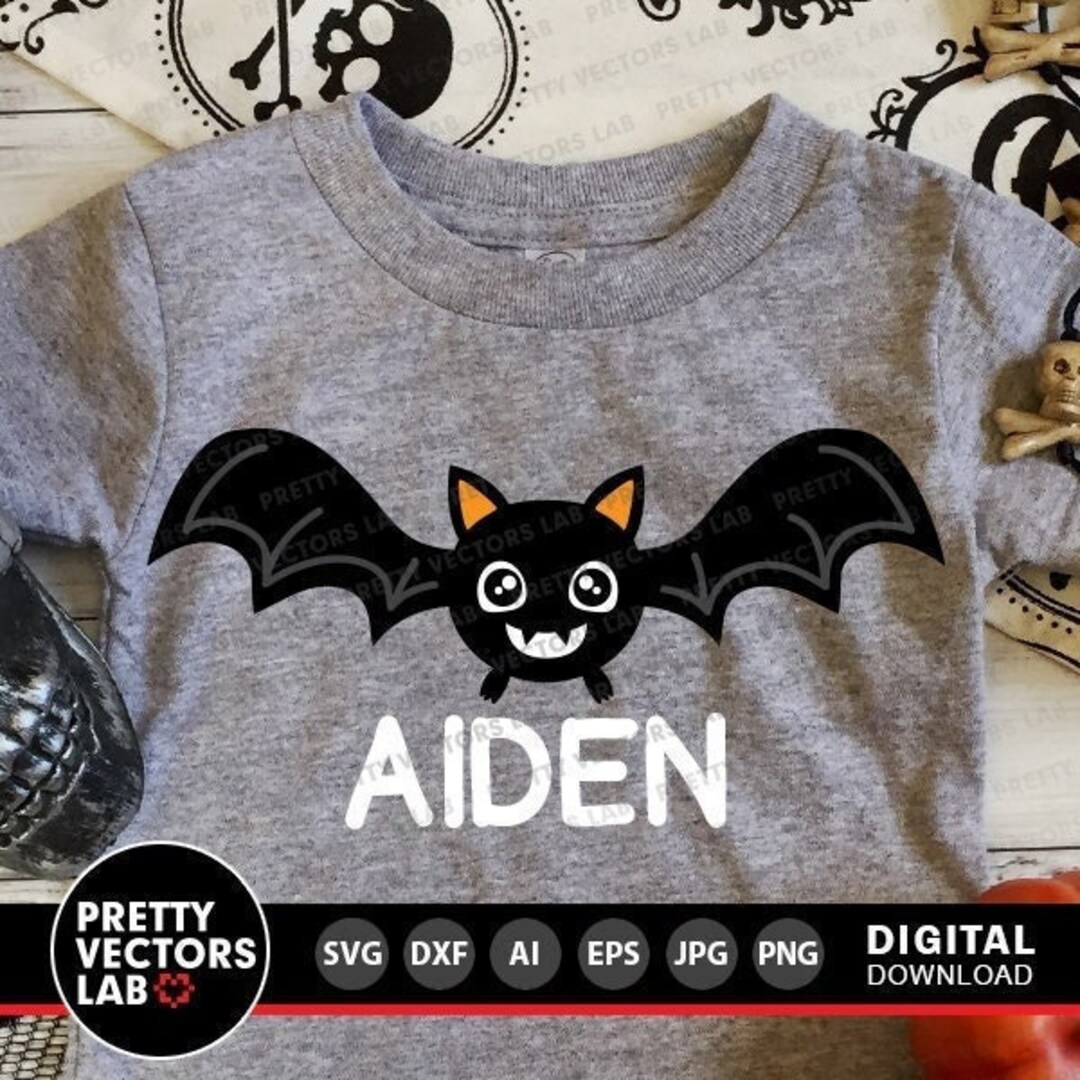 Süße Fledermaus Svg, Halloween Cut Files, Boy Bat Svg, Dxf, Eps, Png ...