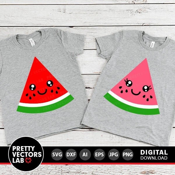 Watermelon Svg Summer Cut Files Watermelons Svg Boy & Girl - Etsy