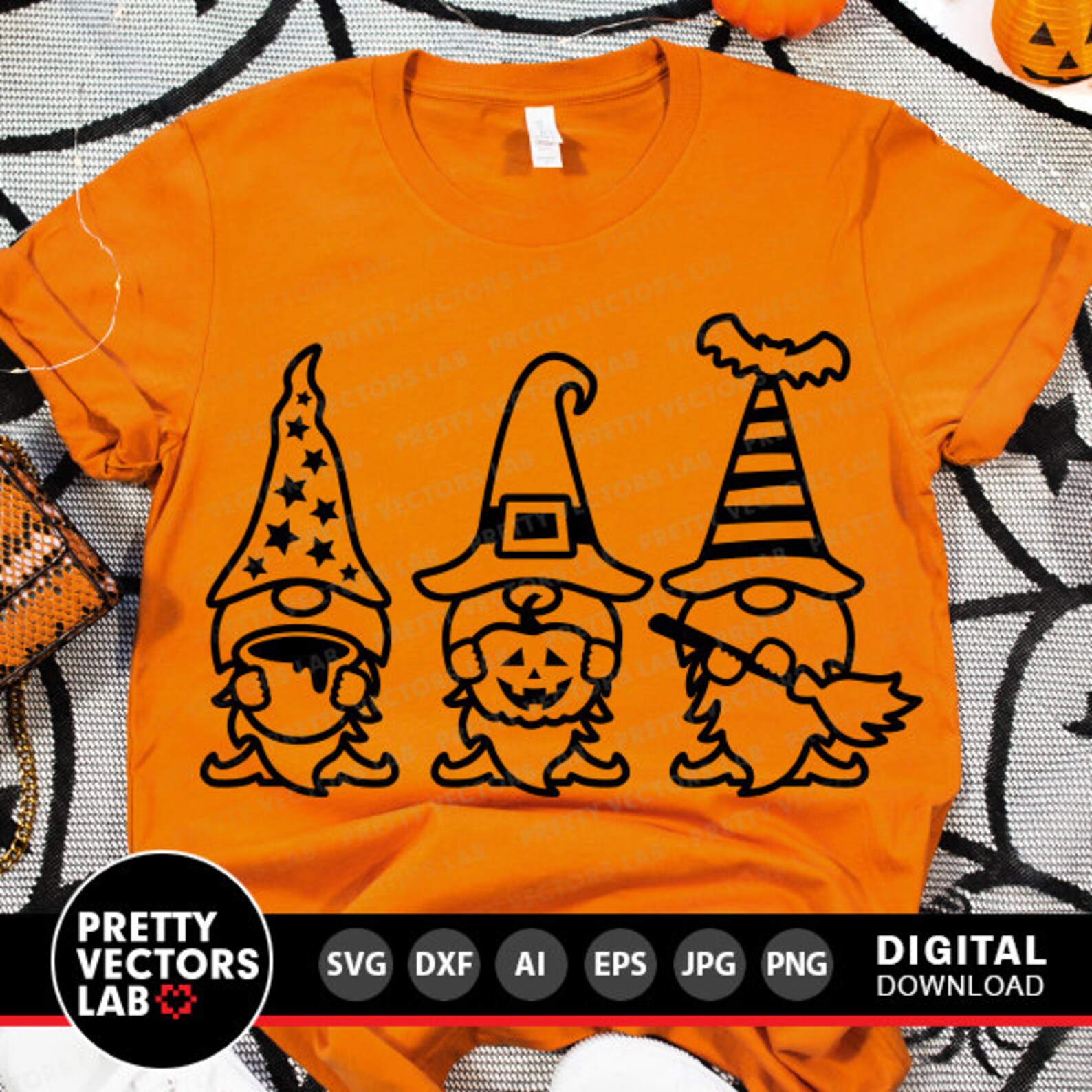 Halloween Gnomes Svg Halloween Svg Fall Cut Files Autumn - Etsy