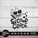 Second Grade Shark Svg, Back to School Svg, 2nd Grade Svg, Dxf, Eps ...