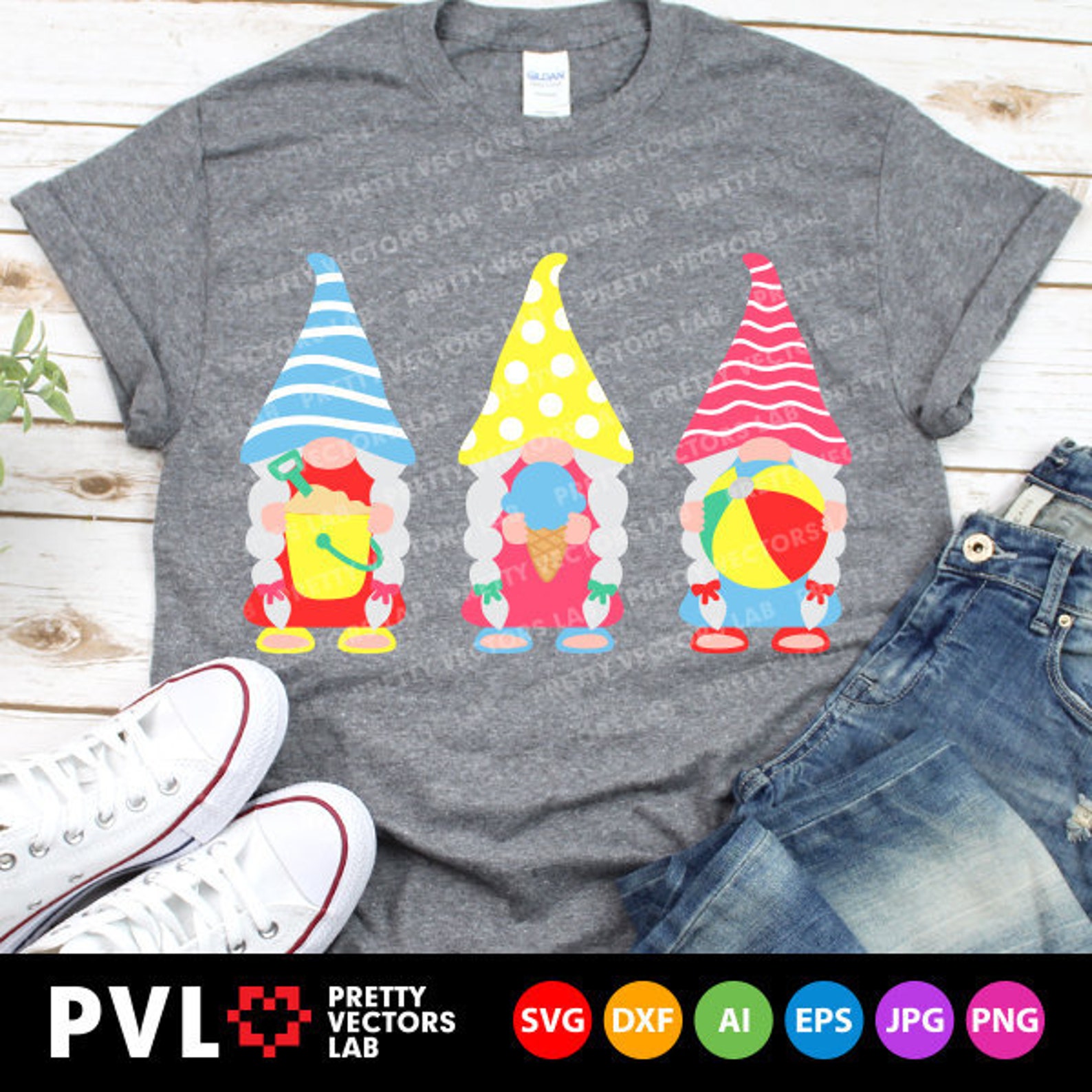 Summer Gnomes Svg Beach Gnome Girl Svg Tropical Gnomes Svg | Etsy