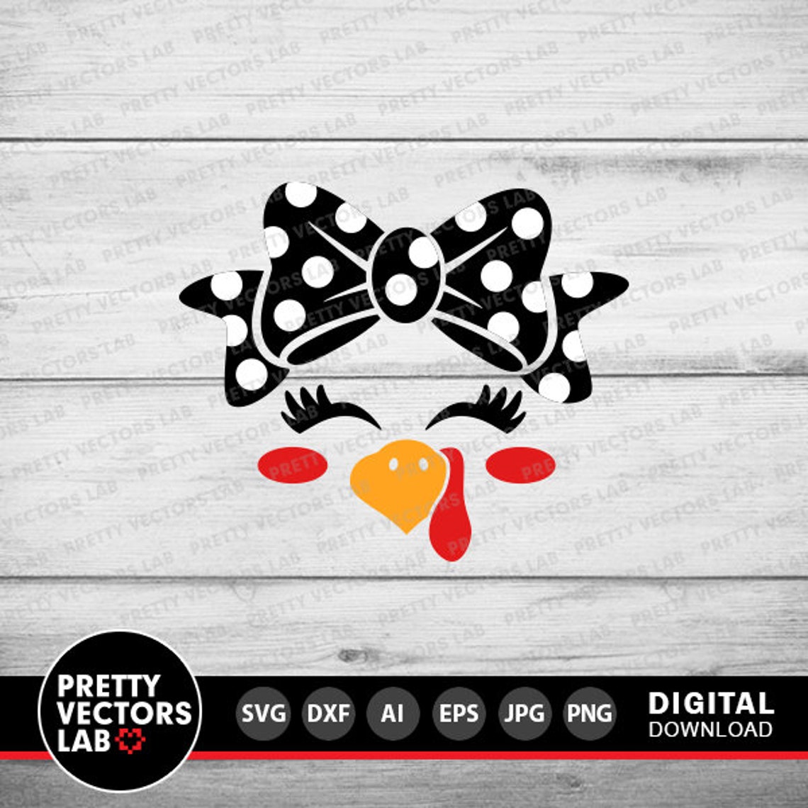 Girls Thanksgiving Svg Girl Turkey Face Svg Cute Turkey With - Etsy