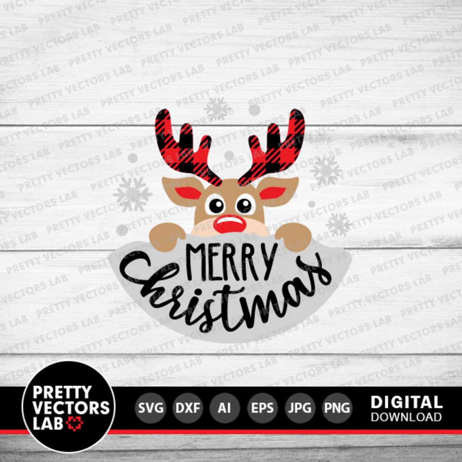 Merry Christmas Svg, Reindeer Welcome Svg, Farmhouse Svg, Round Sign ...