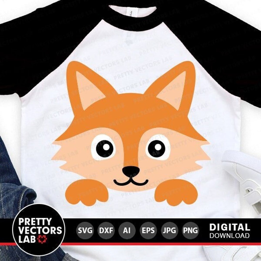 Fox Face Svg, Fox Cut Files, Birthday Svg, Woodland Animal Svg Dxf Eps ...