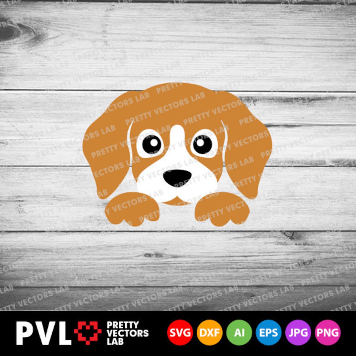 Puppy Face Svg Dog Svg Cute Puppy Cut Files Pet Svg Dxf Eps - Etsy