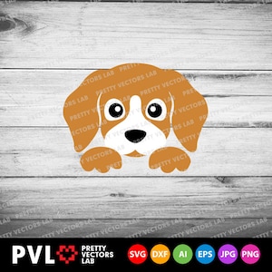 Puppy Face Svg, Dog Svg, Cute Puppy Cut Files, Pet Svg Dxf Eps Png, Paw ...