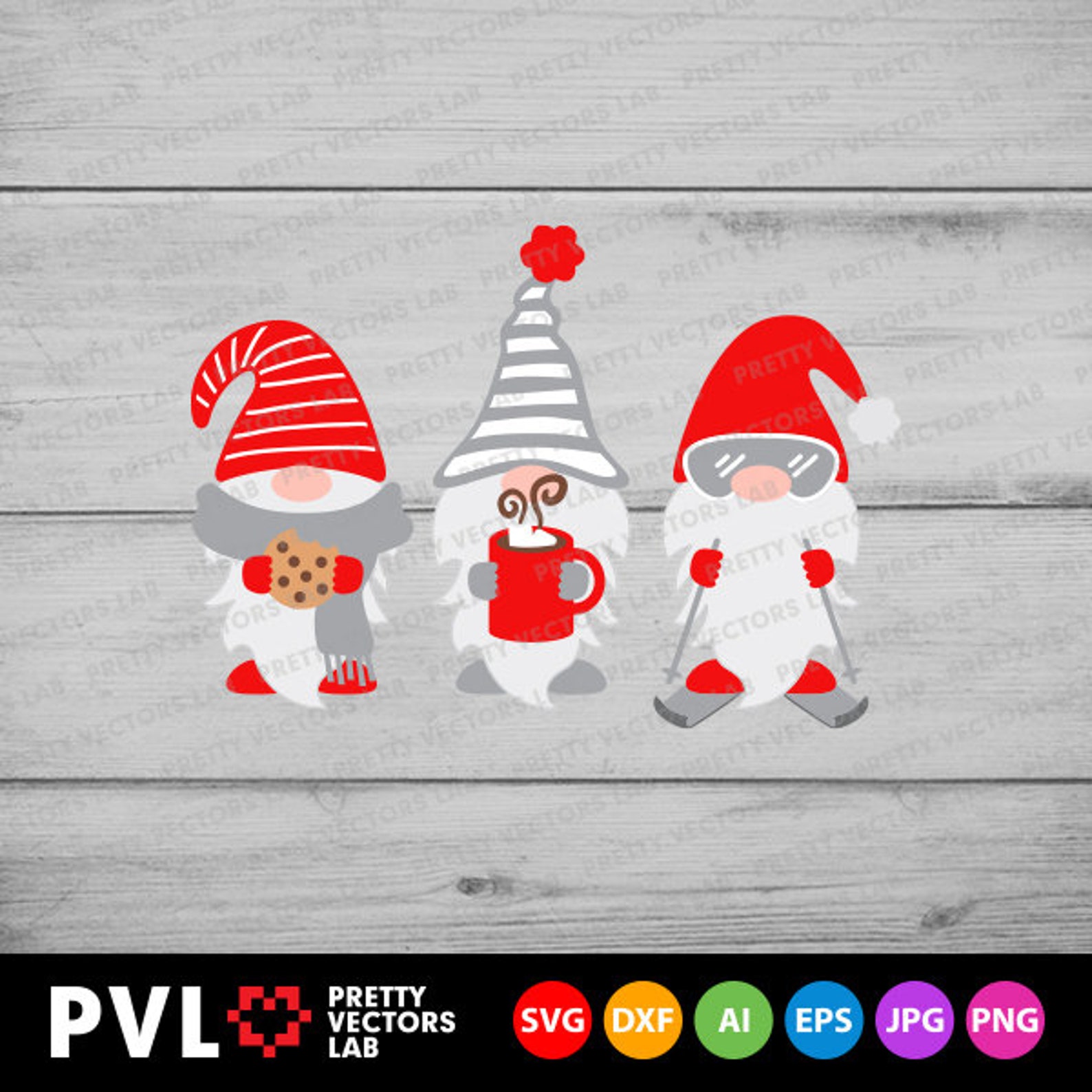 Winter Svg Winter Gnomes Svg Gnomes Cut File Cute Gnome Svg | Etsy