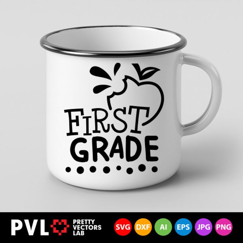 First Grade Svg Back to School Svg 1st Grade Svg Dxf Eps | Etsy