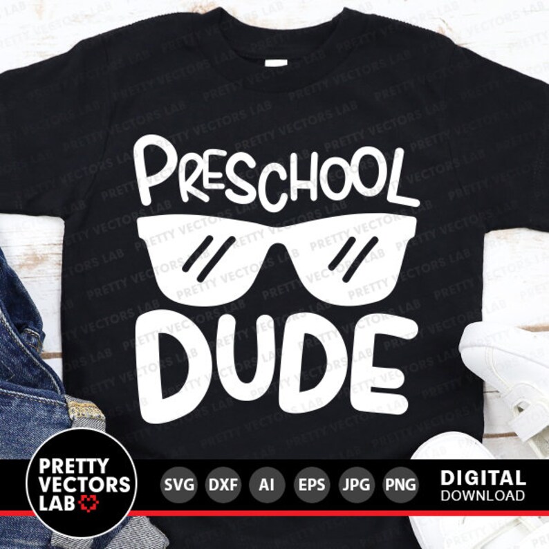 Preschool Dude Svg Back to School Cut Files Preschool Svg - Etsy