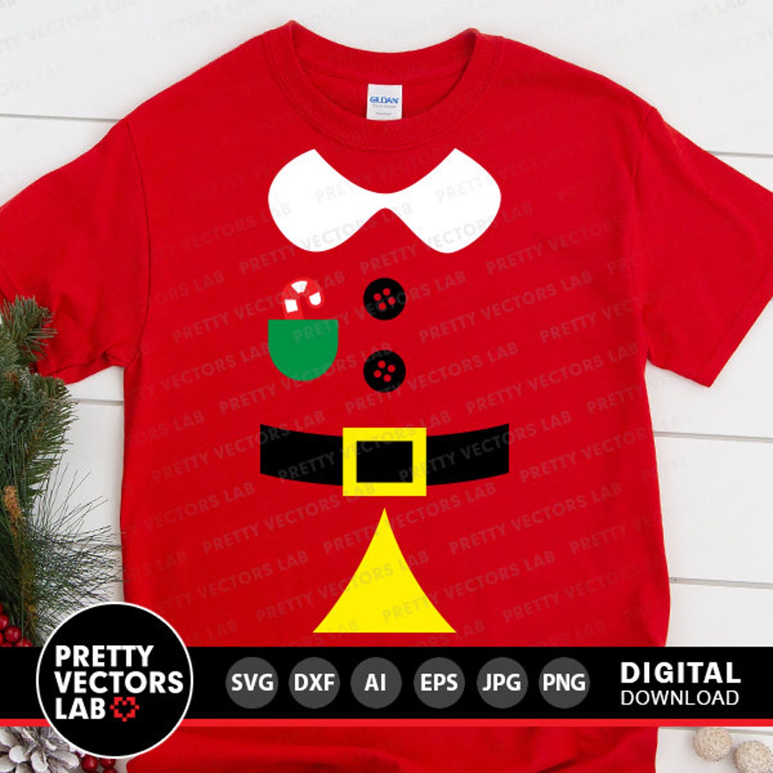 Christmas Elf Costume Svg Elf Outfit Svg Elf Suit Cut Files - Etsy