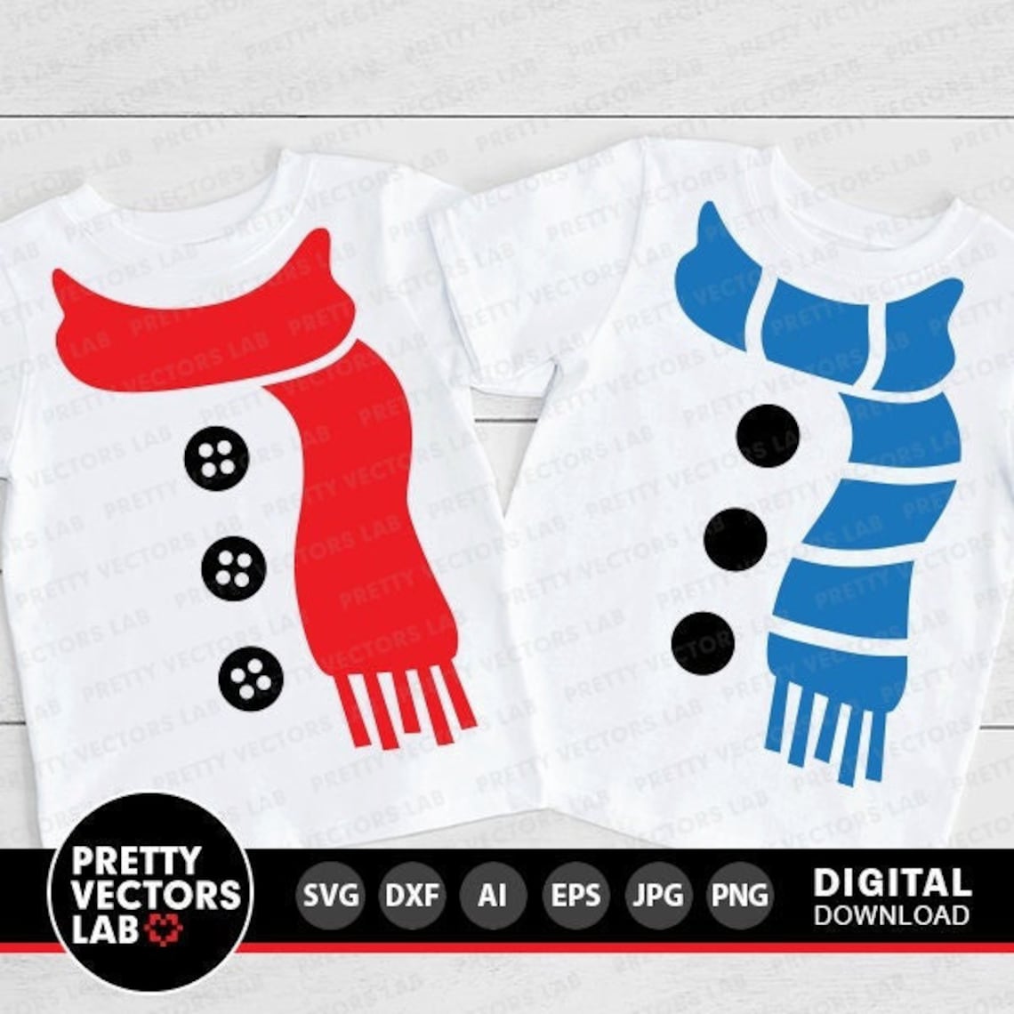 Christmas Snowman Svg Snowman Scarf & Buttons Svg Christmas - Etsy