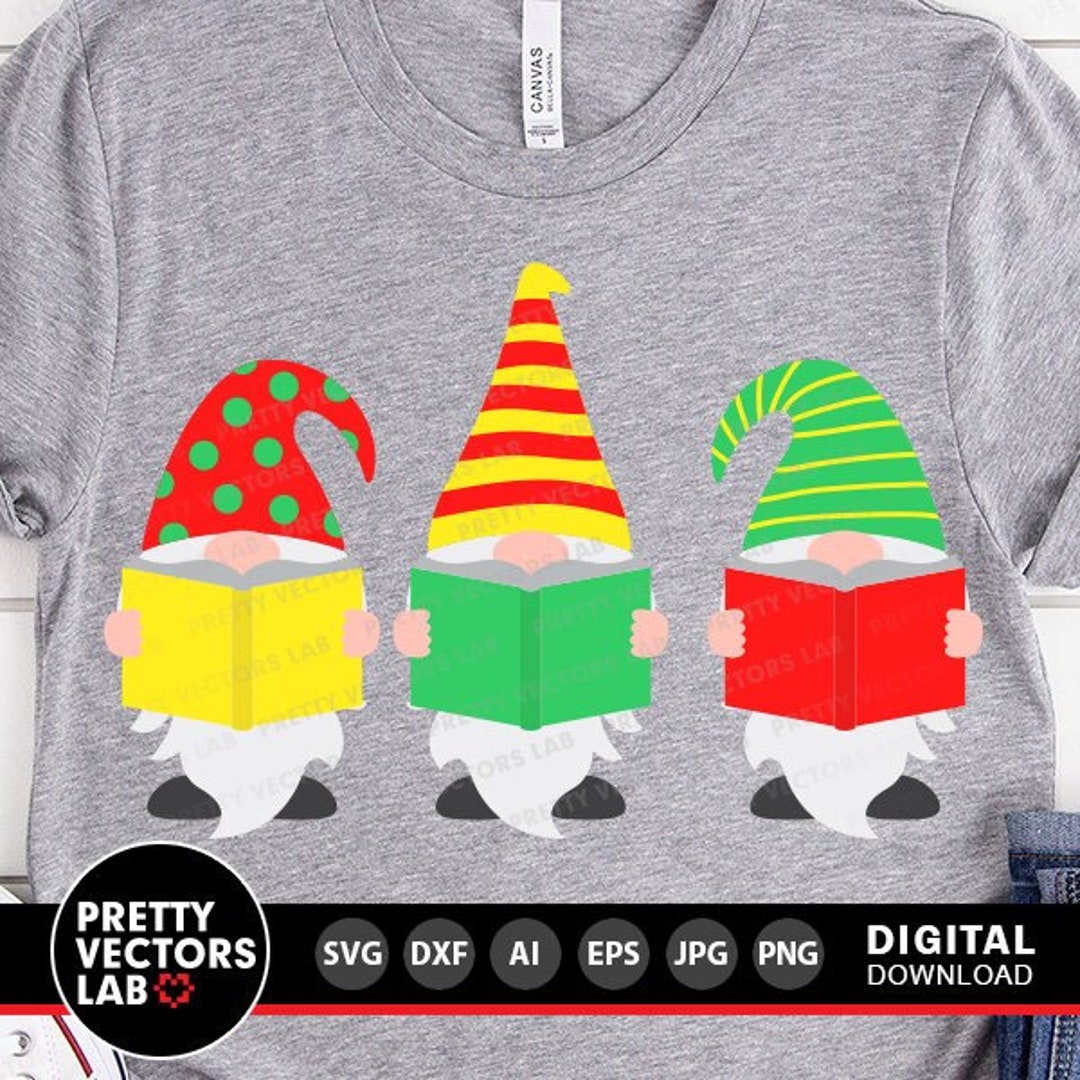 Back to School Gnomes Svg, Teacher Cut Files, School Svg Dxf Eps Png ...