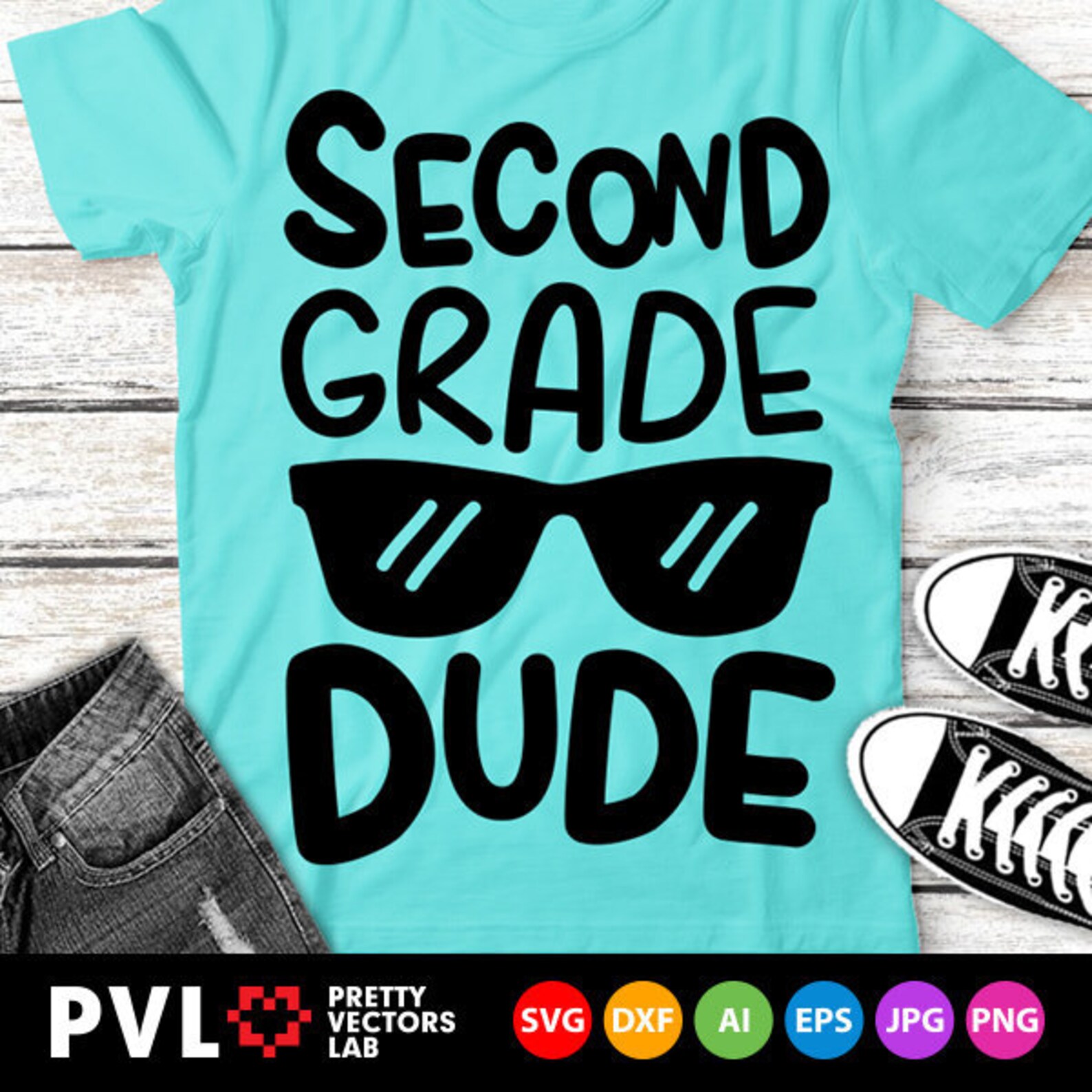 Second Grade Dude Svg Back to School Svg 2nd Grade Svg - Etsy
