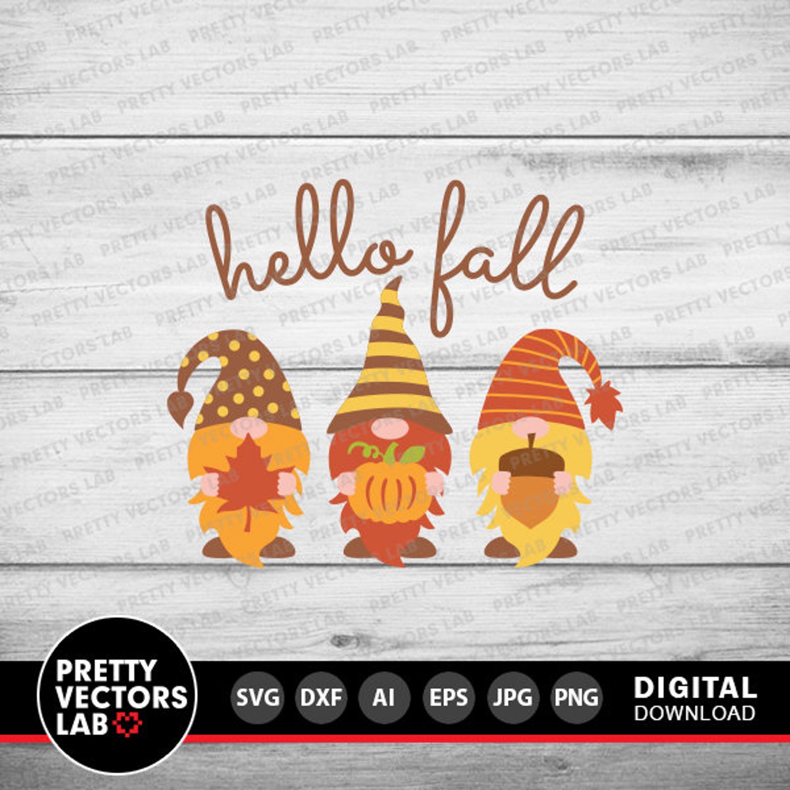 Fall Gnomes Svg, Hello Fall Svg, Autumn Gnomes Svg, Thanksgiving Svg ...