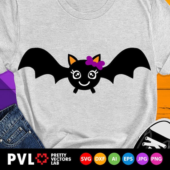 Digital Drawing & Illustration Art & Collectibles Eps Girl Boy Bats Svg ...
