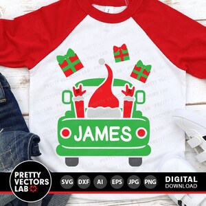 Christmas Truck With Santa Svg, Christmas Svg, Xmas Vintage Truck Cut ...