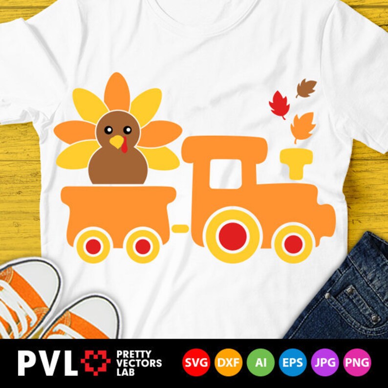 Turkey Train Svg Boys Thanksgiving Svg Dxf Eps Png Boy | Etsy