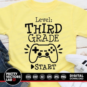 Level Third Grade Svg, Back to School Svg, 3rd Grade Cut Files, Teacher ...