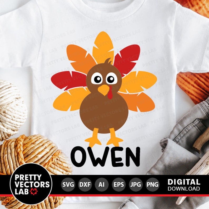 Boy Turkey Svg Thanksgiving Svg Dxf Eps Png Fall Cut Files - Etsy