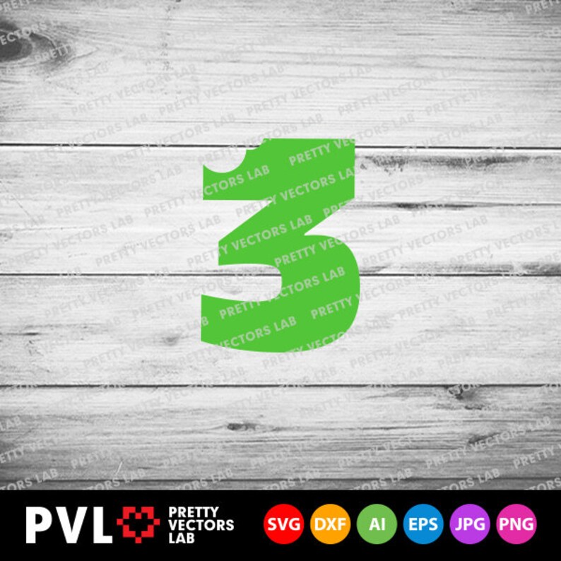 Dinosaur Birthday Number Svg Three With a Bite Svg Dxf Eps | Etsy
