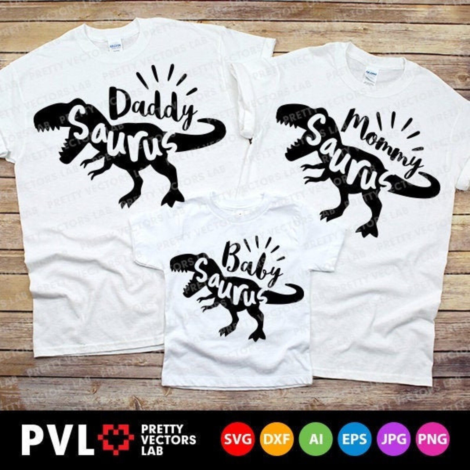 Daddy Saurus Svg Mommy Saurus Svg Baby Saurus Svg Dinosaur - Etsy