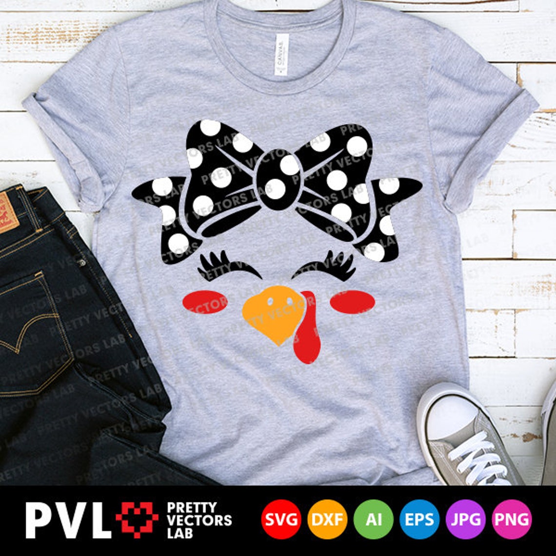 Girls Thanksgiving Svg Girl Turkey Face Svg Cute Turkey With | Etsy