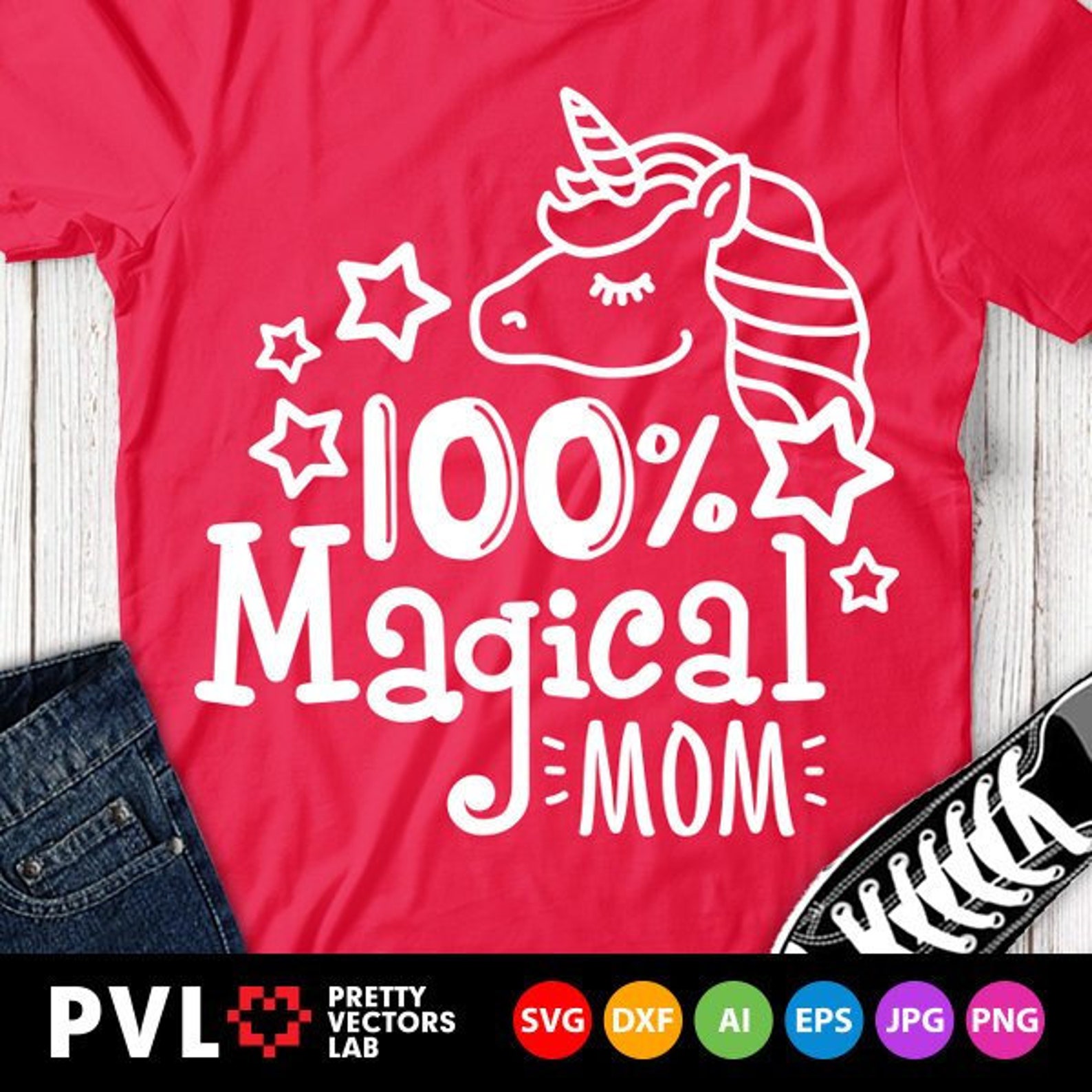 Magical Mom Svg Unicorn Mom Svg Mother's Day Svg Mommy - Etsy