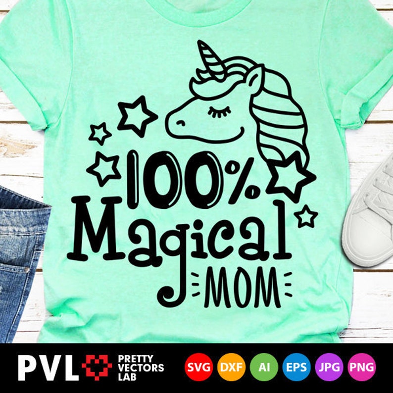 Magical Mom Svg Unicorn Mom Svg Mother's Day Svg Mommy - Etsy