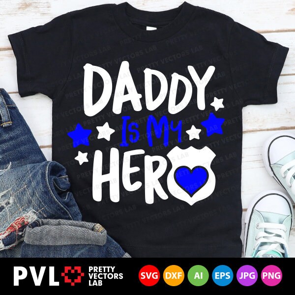 Daddy is My Hero Svg Father's Day Svg Dad Quote Cut - Etsy