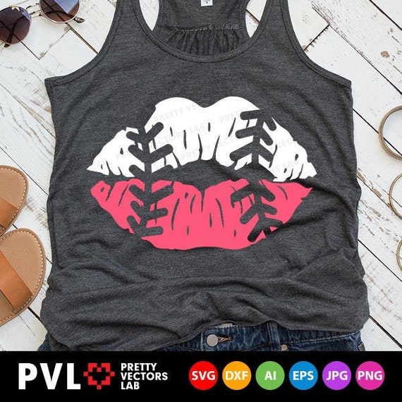 Baseball Lips Svg Grunge Baseball Svg Dxf Eps Png Cheer - Etsy