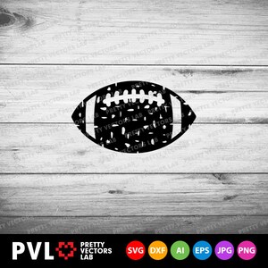 Grunge Football Svg, Distressed Football Svg, Sport Svg Dxf Eps Png ...