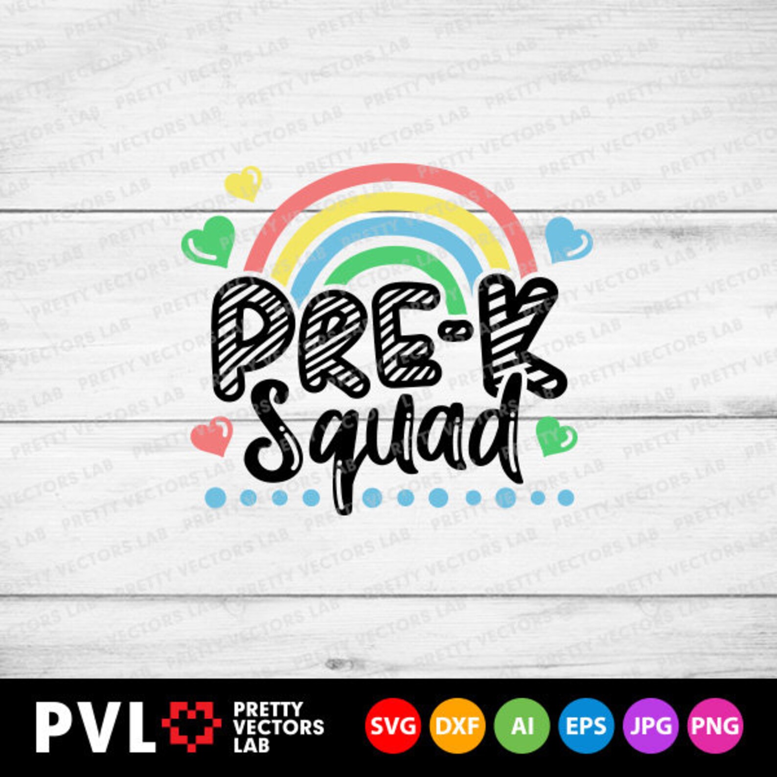 Pre-k Svg Back to School Svg Teacher Svg Dxf Eps Png - Etsy