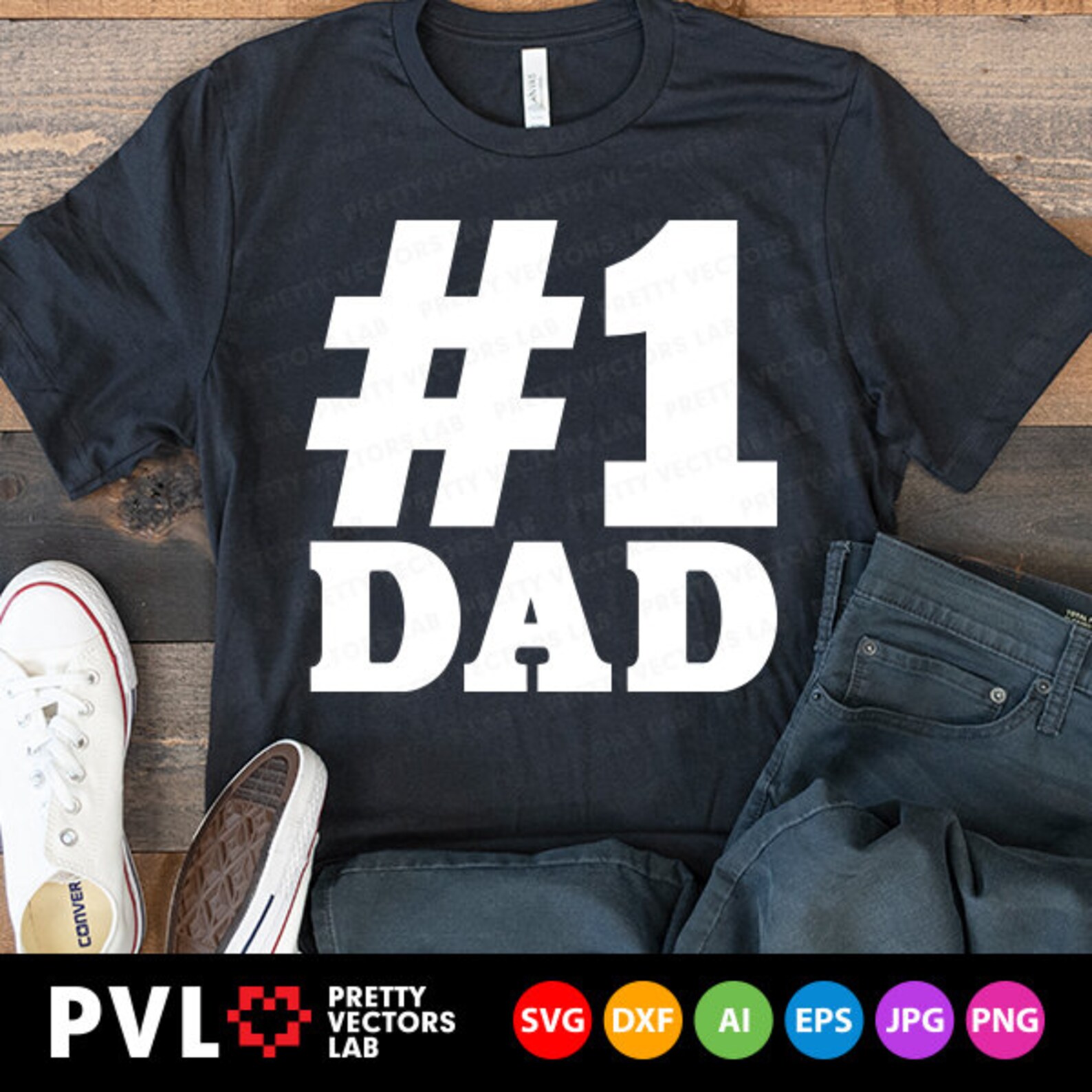 Number One Dad Svg Father's Day Svg Dxf Eps Png 1 Dad - Etsy