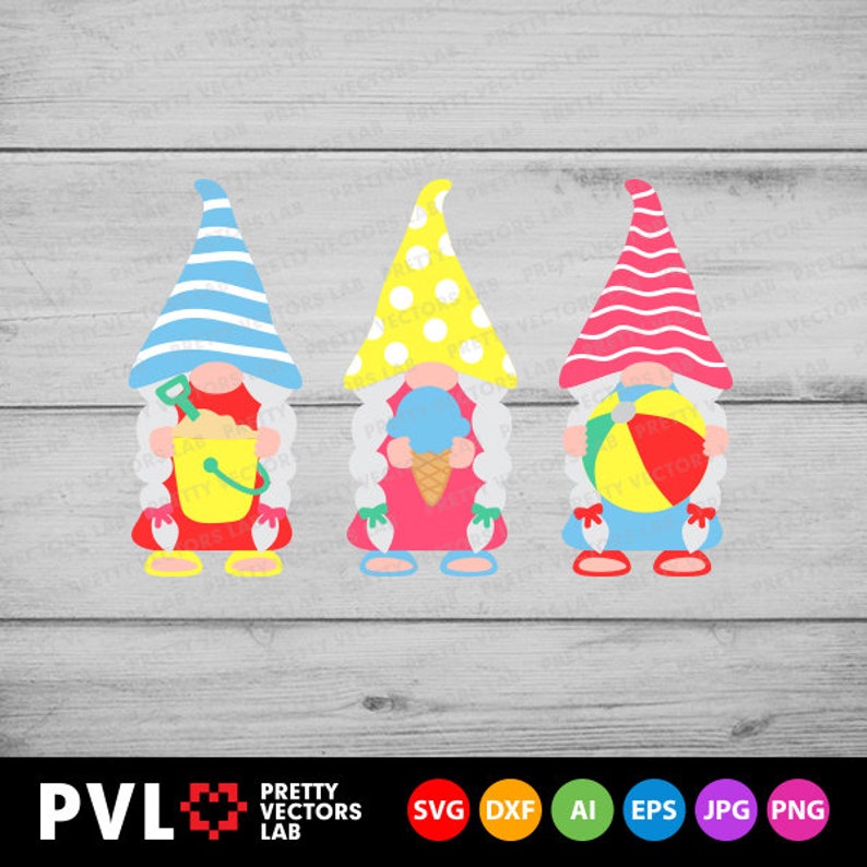Summer Gnomes Svg Beach Gnome Girl Svg Tropical Gnomes Svg - Etsy