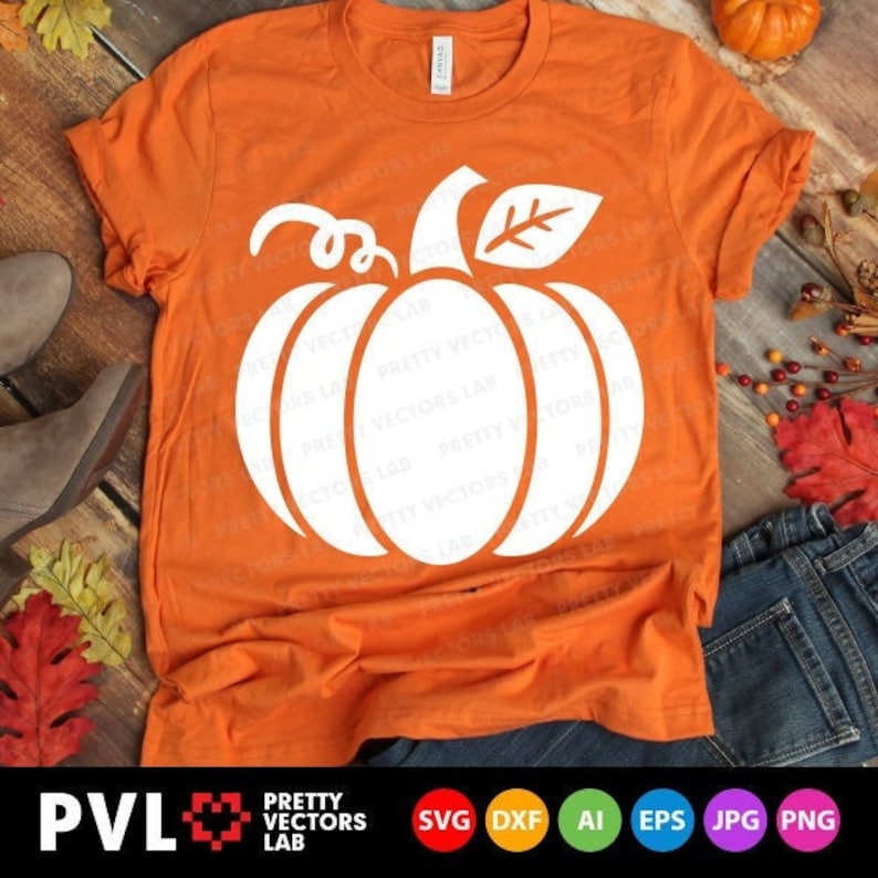 Pumpkin Svg Thanksgiving Svg Cute Pumpkin Svg Dxf Eps | Etsy