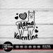Valentine Llama Svg Llama Be Your Valentine Svg - Etsy