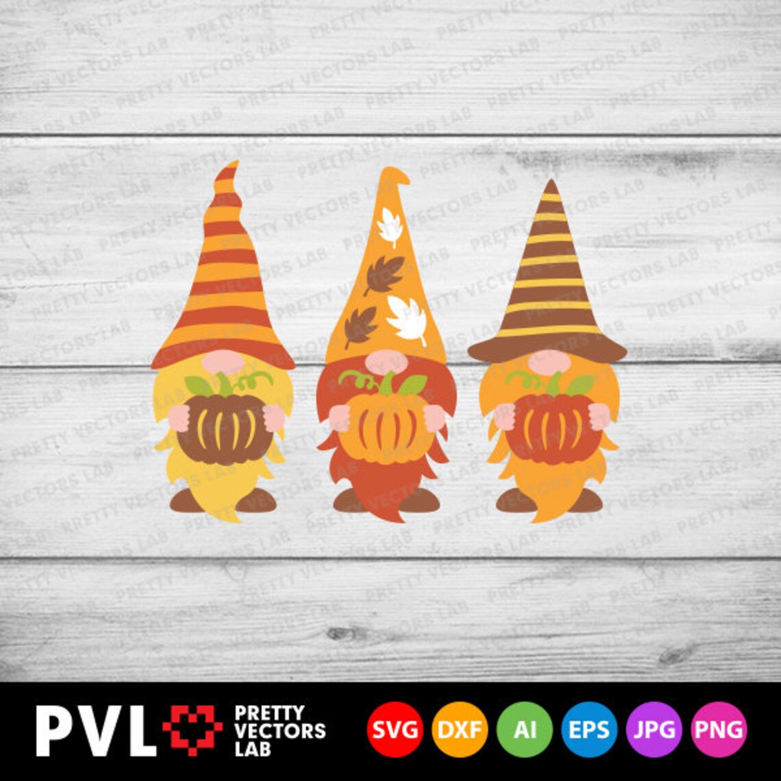 Fall Gnomes Svg Autumn Gnomes Svg Gnome With Pumpkin Cut | Etsy