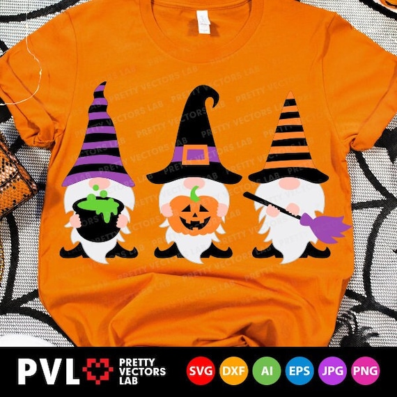 Halloween Gnomes Svg Halloween Svg Fall Cut Files Gnome | Etsy
