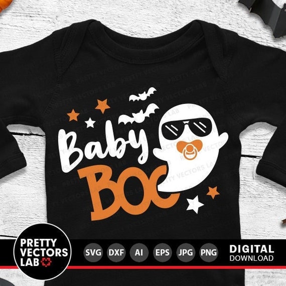Halloween Svg Baby Boo Svg Baby Boy Cut Files First - Etsy